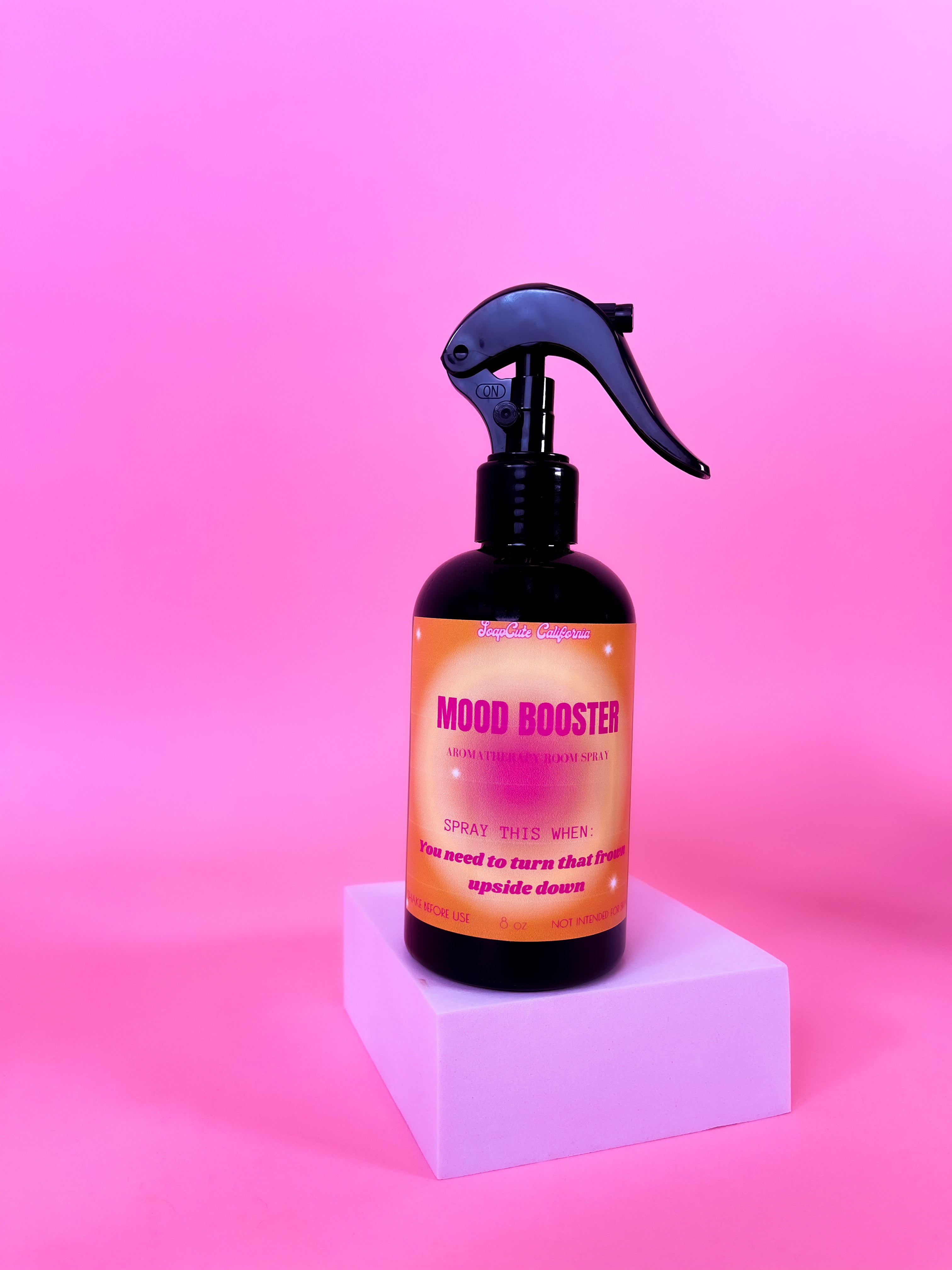 "Mood Booster" Aromatherapy Room Spray – SoapCuteCalifornia